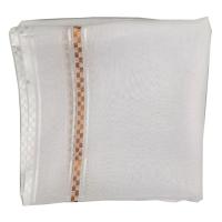 China 100% Jacquard selvedge SPUN  VOILE SUPER HIGH TWISTED WHITE BLUISHWHTE QUALITY FINISH صنع في اليابان for sale