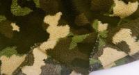 China Camouflage Sherpa Fleece Fabric, Suitable for Winter Jackets Lining and Shell for sale