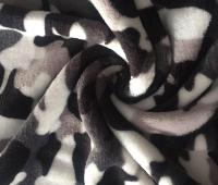 China Camouflage Sherpa Fleece Fabric, Suitable for Winter Jackets Lining and Shell for sale