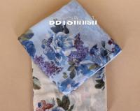 China High quality spun polyester voile printing fabric for muslim shawl , scarf , dress, embroidery super fine quality top for sale
