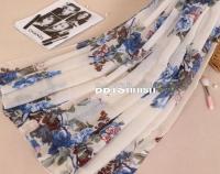 China High quality spun polyester voile printing fabric for muslim shawl , scarf , dress, embroidery super fine quality top for sale