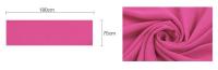 China High quality spun polyester voile p/dyed fabric for muslim shawl , scarf , dress, embroidery super fine quality top for sale