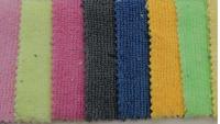 China 80% polyester 20% nylon strong absorbent towel fabric, warp knitted polyester and nylon double-sided terry clo for sale