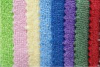 China 80% polyester 20% nylon strong absorbent towel fabric, warp knitted polyester and nylon double-sided cleaning fabric for sale