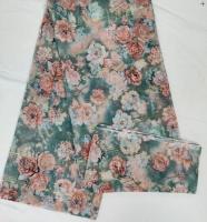 China Spun Polyester Voile BBTSfinsh® Brand Body Golden Thread Digital printing Voile Super Full Twisted 58