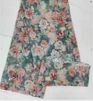 China Spun Polyester Voile BBTSfinsh® Brand Body Golden Thread Digital printing Voile Super Full Twisted 58