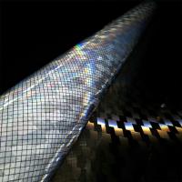 China Reflective Technology WRS3580 Certified Construction Plastic Silver Retro Reflex Sheeting for sale