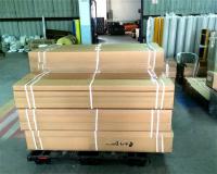 China EGP Grade Double Color Yellow Black Hazard Pattern UV Metal Backing Reflective Sheeting for sale