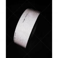 China 2 inch*50 yard Sew On PVC Solas Battenburg Marine Grade Reflective Tape Fabric Backing for sale