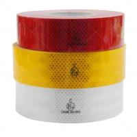 China Vehicle Conspicuity Markings UV Resistant Reflective Tape for Trailer Contour Marking for sale