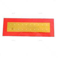 China Highway Safety Yellow Red Color Glass Bead Honey Comb Trailer Truck Chevron Reflectors Custom Printing for sale