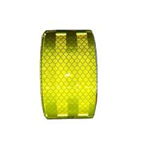 China Fluorescent Yellow Green Reflective Tape Adhesive 3M for Truck Crystal Reflectors for sale