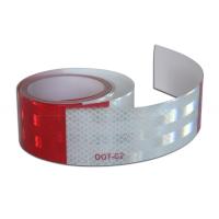 China Green Blue 2 inch*50 yard Diamond Pattern Trailer Truck Conspicuity DOT Class 2 Reflective Safety Tape for sale