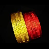 China Yellow ECE 104 C Micro Prismatic Reflective Orafol Tape for Trucks 10 Years PMMA Material for sale