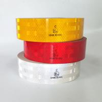 China Yellow ECE 104 C Micro Prismatic Reflective Orafol Tape for Trucks 10 Years PMMA Material for sale