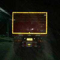 China 7 Year Durability Reflective Contour Tape for Truck ECE R104 Class C Grid Pattern for sale