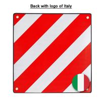 China 50*50 cm High Reflection Truck Reflector Aluminum Warning Safety Sign for Spain and Italy for sale