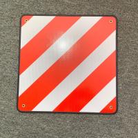 China 50*50 cm High Reflection Truck Reflector Aluminum Warning Safety Sign for Spain and Italy for sale