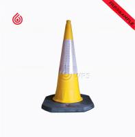 China Customized Size Grade Class II 75CM EN13422 PVC Reflective Traffic Cone Sleeve for sale