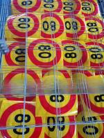 China Traffic Reflective Road Sign Sticker for Warning Board Advanced Glass Bead Technology for sale
