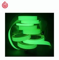 China Indoor Door Instruction Customized Glow Tape Photoluminescent Film Luminous Vinyl Waterproof Green/Blue/Yellow for sale