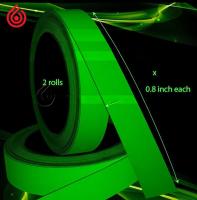 China Indoor Door Instruction Customized Glow Tape Photoluminescent Film Luminous Vinyl Waterproof Green/Blue/Yellow for sale