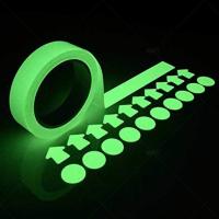 China Photo Luminescent PVC Tape Roll Versatile Material for Glow In The Dark Stickers for sale