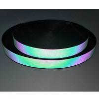 China OKO TEK100 Elastic Rainbow Reflective Tape in Colorful Green/Black for High Visibility for sale