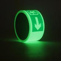 China Eco-Friendly Self Adhesive Luminous PVC Film Roll in Green/Blue/Yellow 1.24M*45.7M for sale