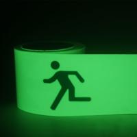 China Eco-Friendly Self Adhesive Luminous PVC Film Roll in Green/Blue/Yellow 1.24M*45.7M for sale
