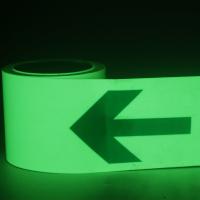 China Eco-Friendly Self Adhesive Luminous PVC Film Roll in Green/Blue/Yellow 1.24M*45.7M for sale