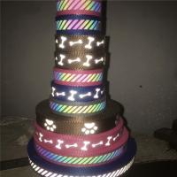China Reflective Rainbow Color Polyester Security Strips Tape For Clothing And Custom Service for sale
