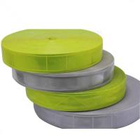 China Colorful Function Reflective Tape Stripes For Clothing Wide 5cm Reflective Sew On Tape for sale