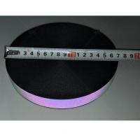 China High Visibility Rainbow Strip Reflective Fabric with Black Ribbon 25mm*100m per Roll for sale