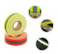 China Sewing On 30 Cycles 100% Cotton Fabric Flame Fire Resistant Reflective Tape for Clothing for sale