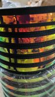 China 12 Colors Laser Rainbow Reflective Ribbon Fabric for Clothes Long-Lasting and Durable for sale