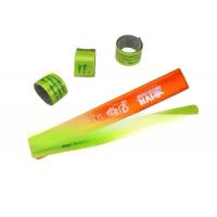 China Adjustable Fluorescent Sports Slap-Wrap Ankle Band Reflective PVC and Steel Sheet Slap Wrist Strips for sale