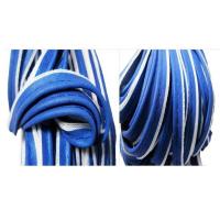 China Reflective Safety Stripes Piping Fabric Trim For Sewed On Uniform Width 1.5mm Color Blue for sale