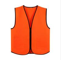 China Motorcycle Safety Vest Customized Logo 100% Polyester Breathable Outside Traffic Road for sale