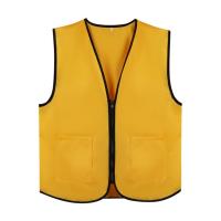 China Motorcycle Safety Vest Customized Logo 100% Polyester Breathable Outside Traffic Road for sale