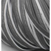 China Reflective Polyester Fabric Piping Strip in Black/Red/Blue/White for High Visibility for sale