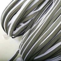 China Reflective Polyester Fabric Piping Strip in Black/Red/Blue/White for High Visibility for sale