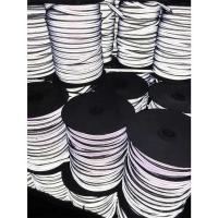 China Reflective Polyester Fabric Piping Strip in Black/Red/Blue/White for High Visibility for sale