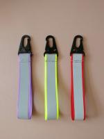 China Custom Luminescent Light Wristlet Keychain Bracelet 15cm*4cm Heat Transfer for sale