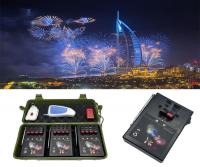 China 70-100m Remote Control Stage Indoor Cold Fountain Base Electronic Firing System Fireworks for sale