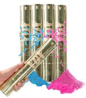 China Gender Reveal Powder Cannon Blue Smoke Cannon For Event Festival Celebration for sale