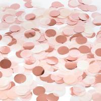 China Pink Circle Tissue Paper Confetti Celebration Wedding Birthday Party for sale