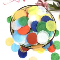 China Round Tissue Paper Confetti Wedding Party Poppers Streamers Confetti Streamer Throwers for sale