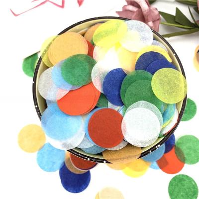 China Round Tissue Paper Confetti Wedding Party Poppers Streamers Confetti Streamer Throwers for sale