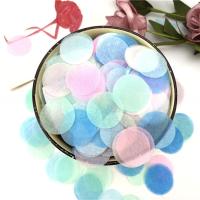 China Round Tissue Paper Confetti Wedding Party Poppers Streamers Confetti Streamer Throwers for sale